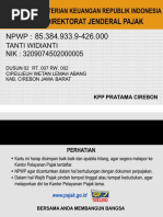 Template NPWP Kosong 1 | PDF