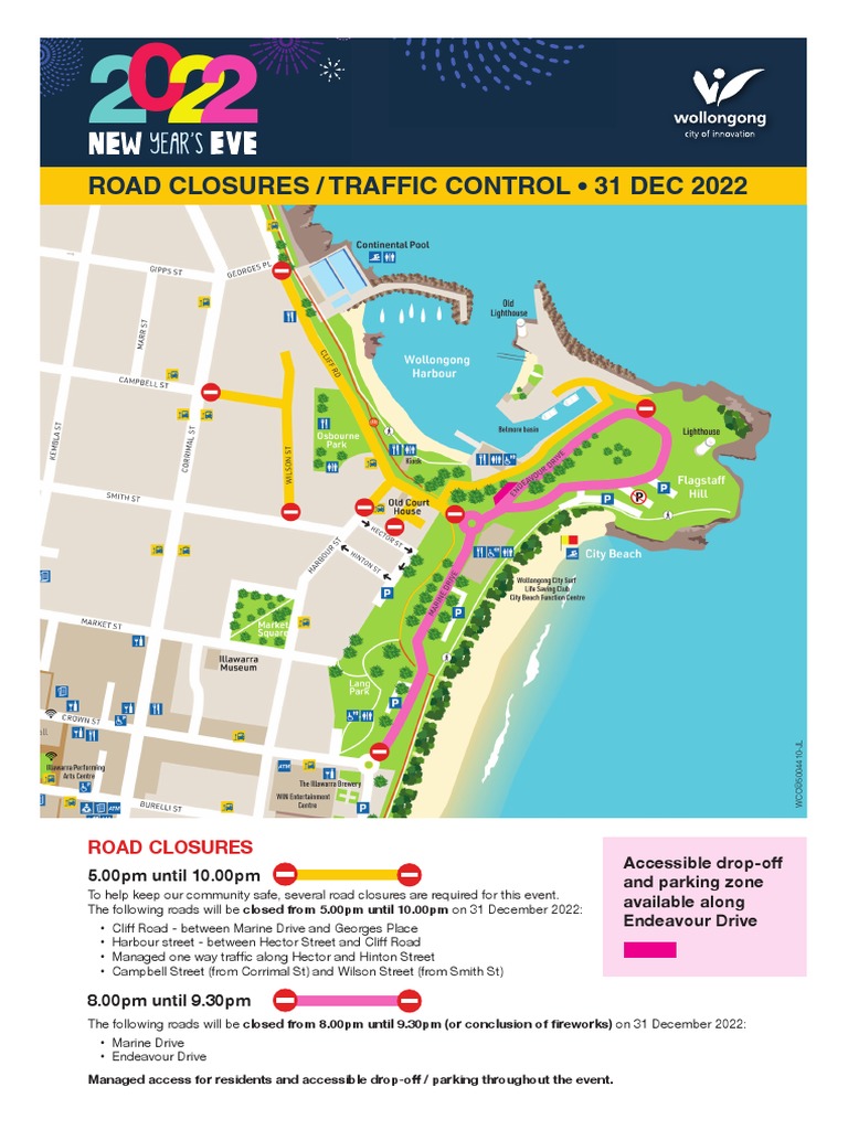Road Closures Map NYE 2022 | PDF