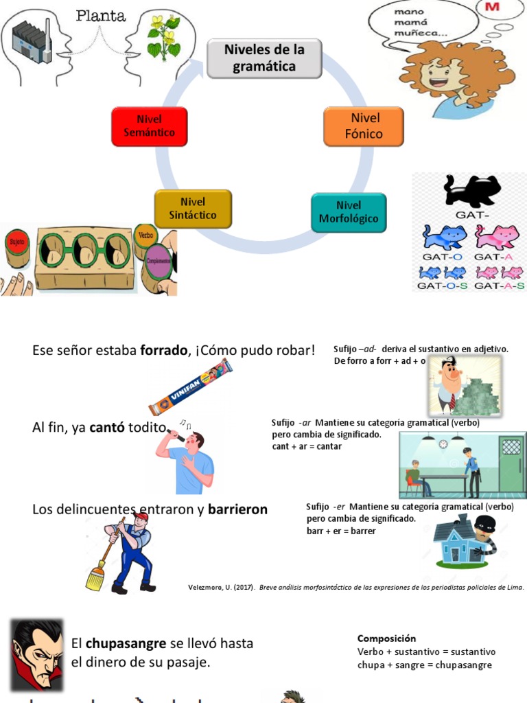Niveles de La Gramática Parte 1 | PDF | Palabra | Fonología