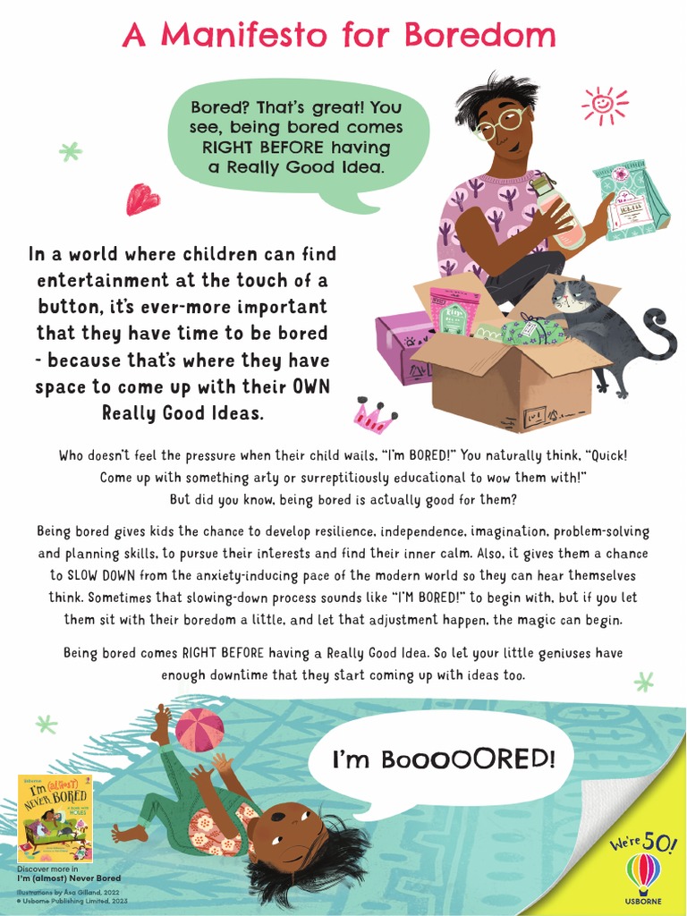 Im Almost Never Bored Activity Sheet v5 | PDF