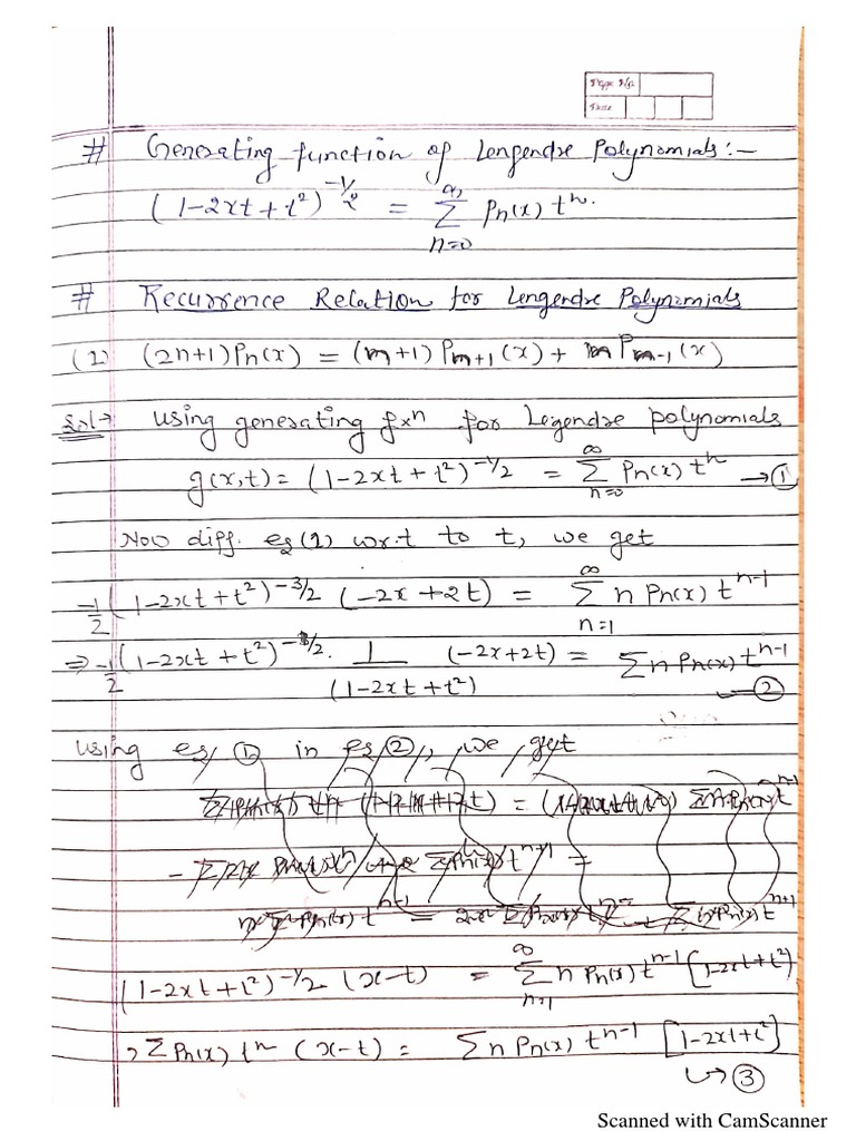 Recurrence Relation Pdf