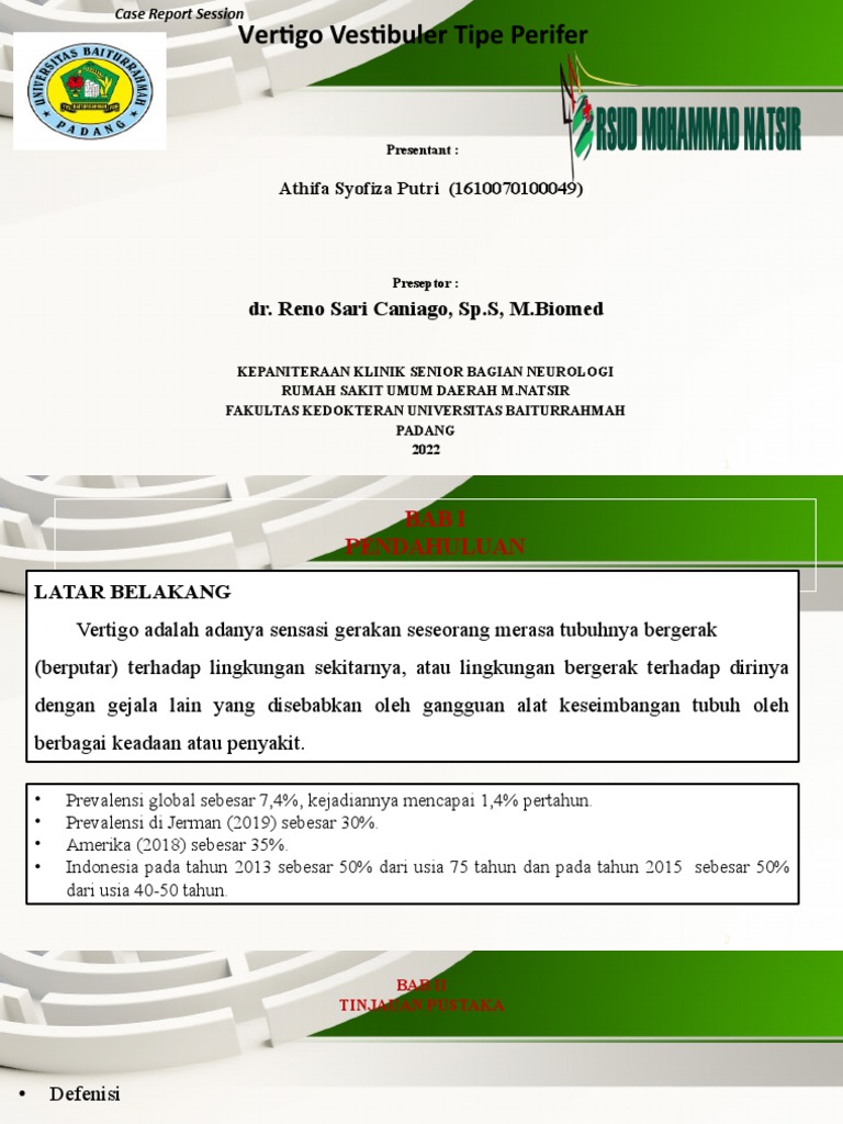 Case Vertigo Athifa | PDF