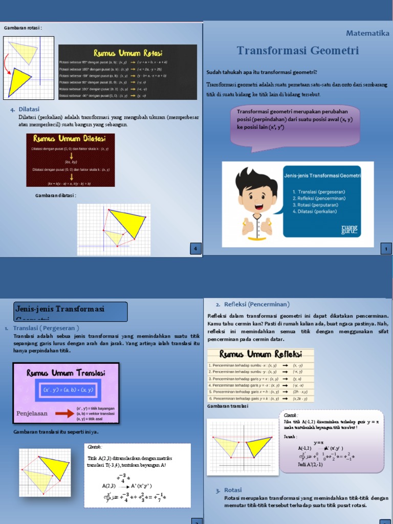 Transformasi Geometri | PDF