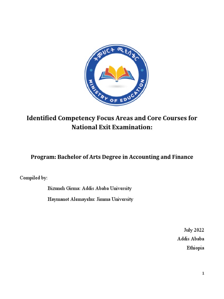 ACCOUNTING AND FINANCE Exit Exam | PDF | Accounting | Audit