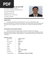 Resume Working Student Jollibee | PDF | Teachers | Learning
