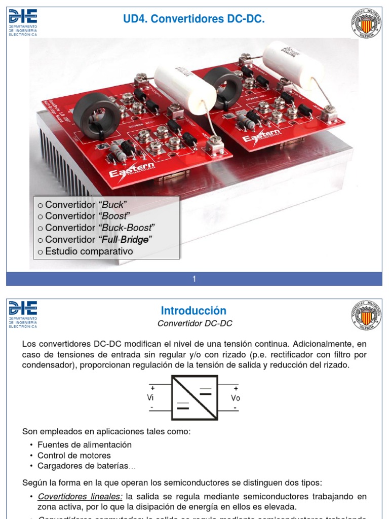 EP T4 Convertidores DC-DC | PDF | Fuente de alimentación | Ingeniería ...