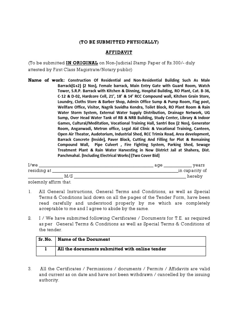 7 Affidavit Format | PDF | Justice | Crime & Violence