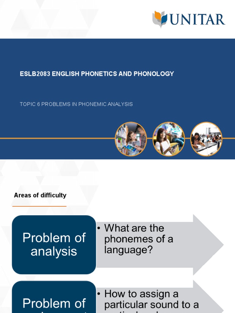 Topic 6 Problems in Phonemic Analysis | PDF