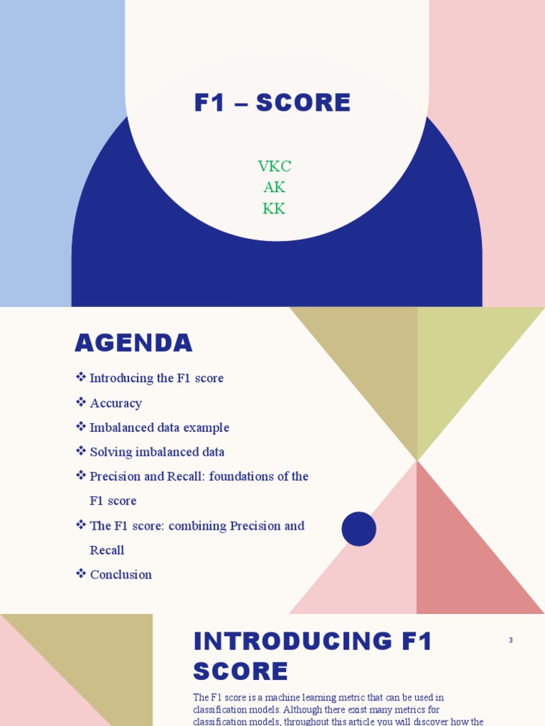 F1 - Score | PDF | Accuracy And Precision | Statistical Classification