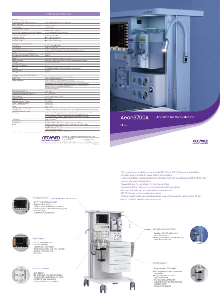 8700A Aeonmed | PDF