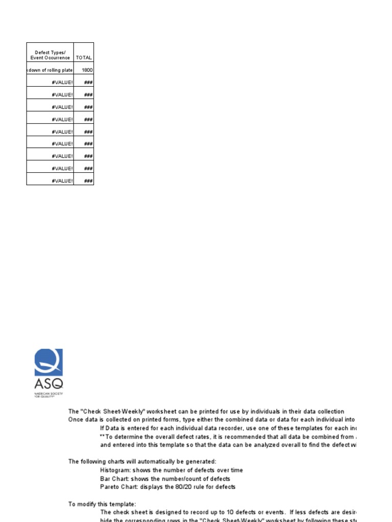 ASQ Data Analysis | PDF | Microsoft Excel | Computing