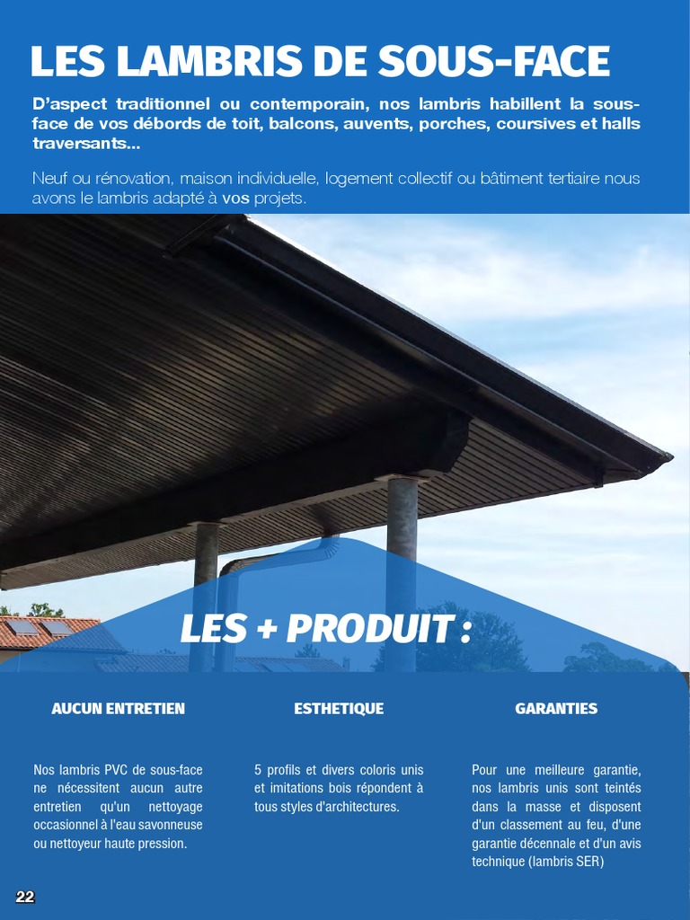 Lambris PVC MEP | PDF | Secteurs de l'économie | Éléments architecturaux