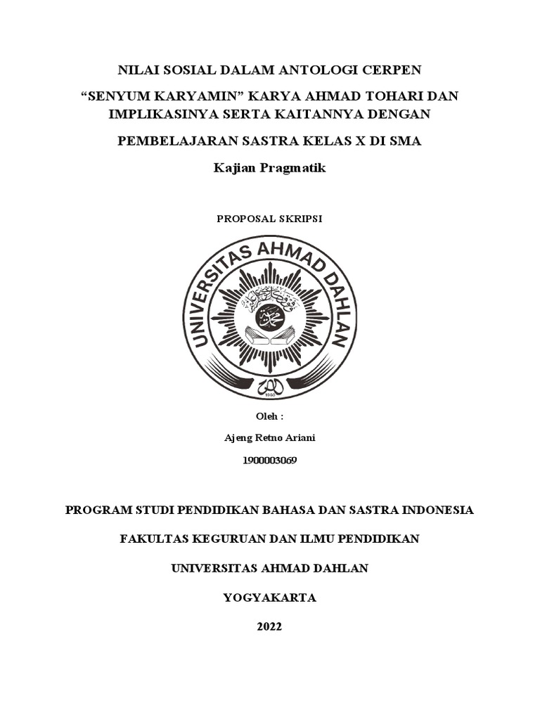 Ajeng Retno Ariani - 1900003069 | PDF
