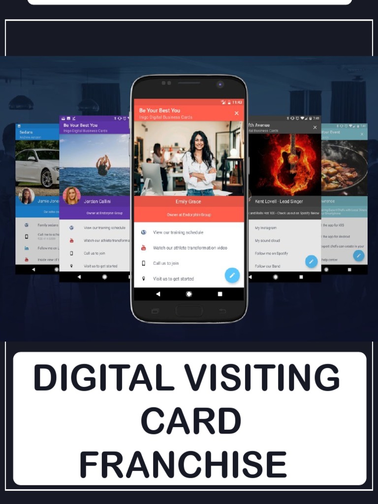 Digital Visiting Card Franchise Brochure | PDF | Social Media | Popular ...
