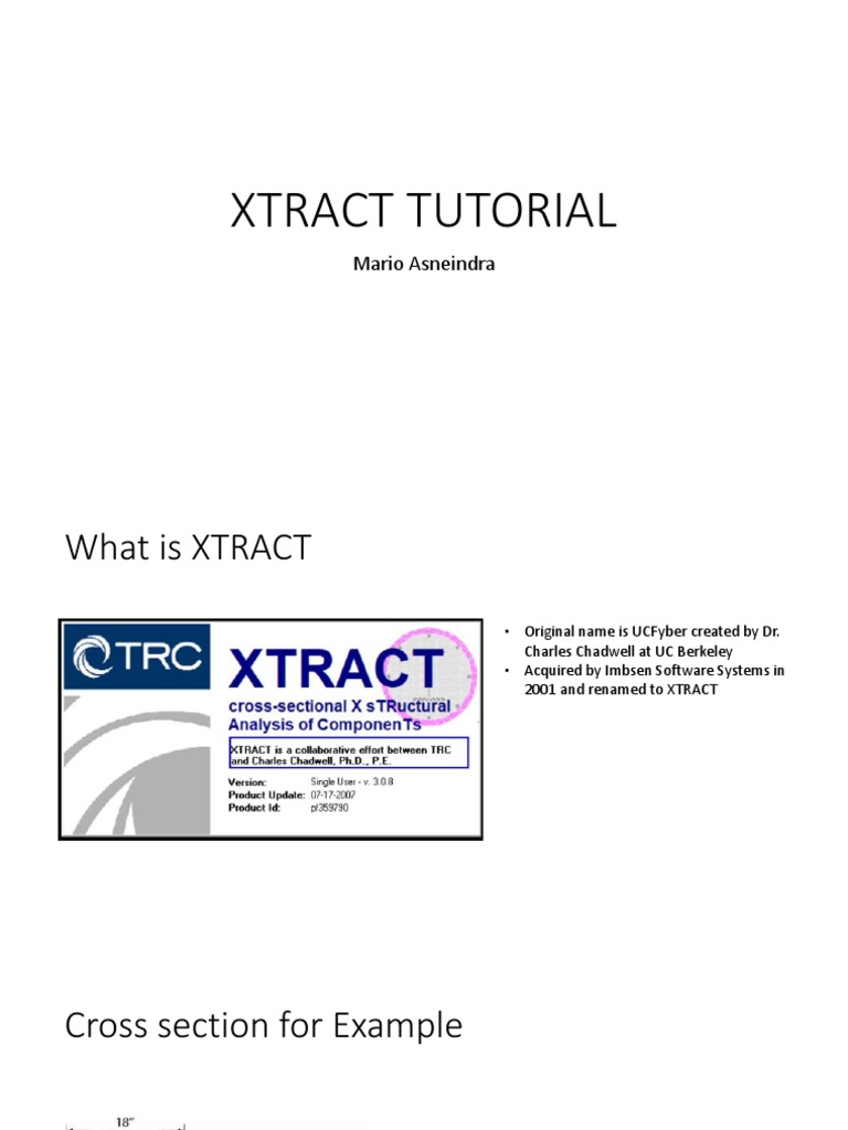 Xtract Tutorial | PDF | Strength Of Materials | Stress (Mechanics)