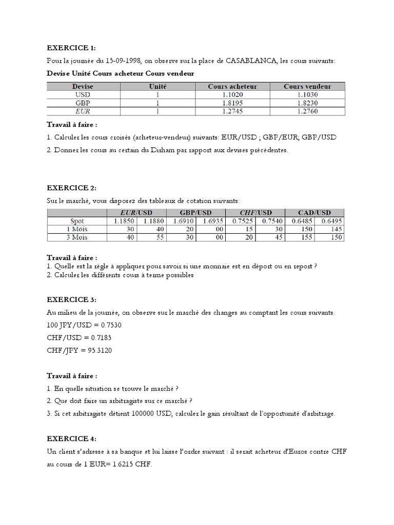 GFI - Exercice GGL | PDF