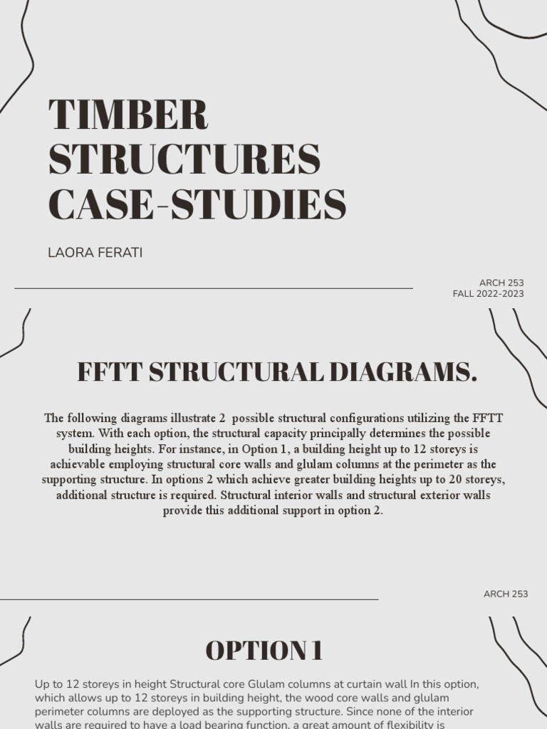Timber Structure Case Studies | Download Free PDF | Wall | Architecture