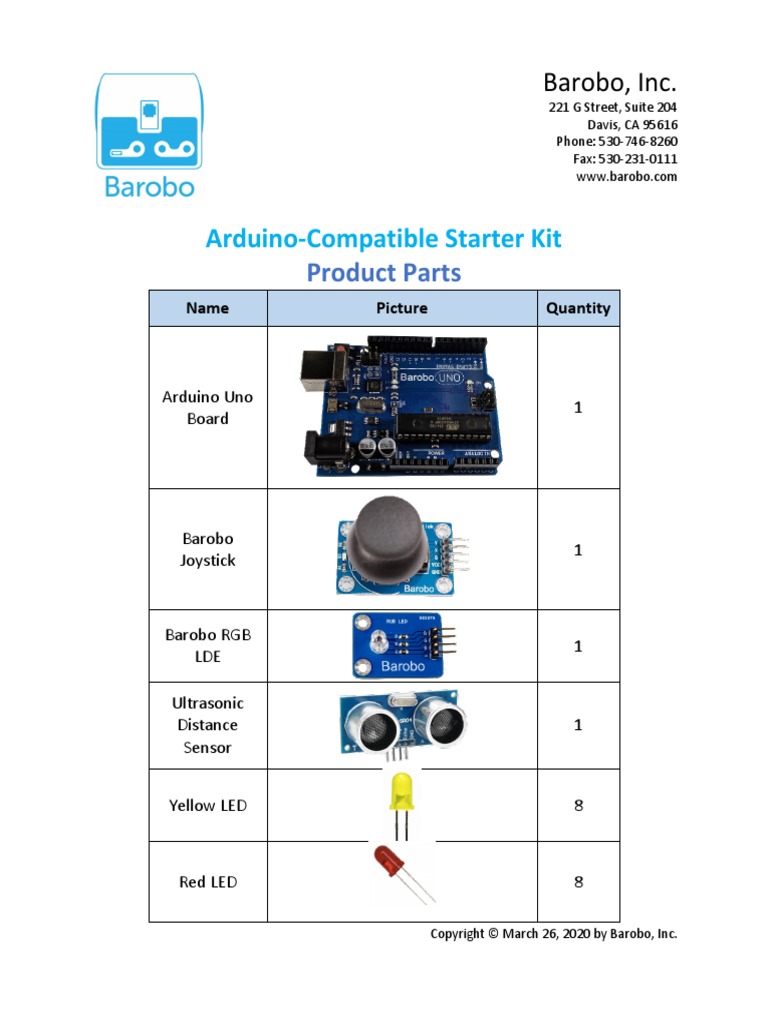 Arduino Kit | PDF | Arduino | Electricity