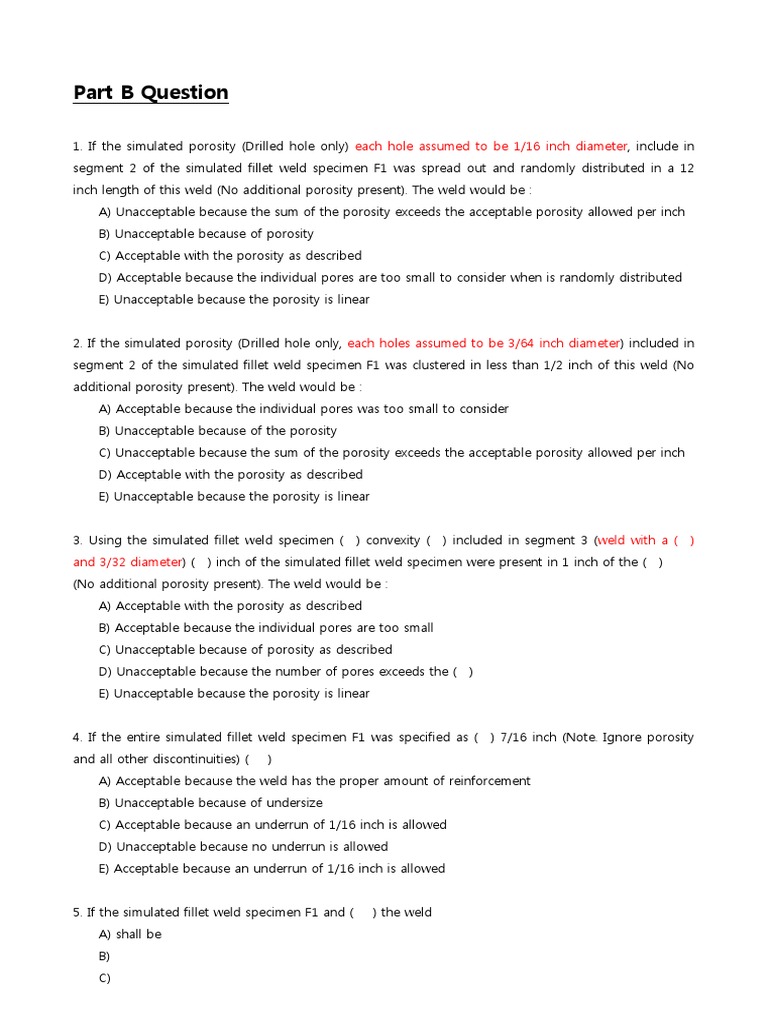 Part B Question (2010) | PDF | Welding | Construction