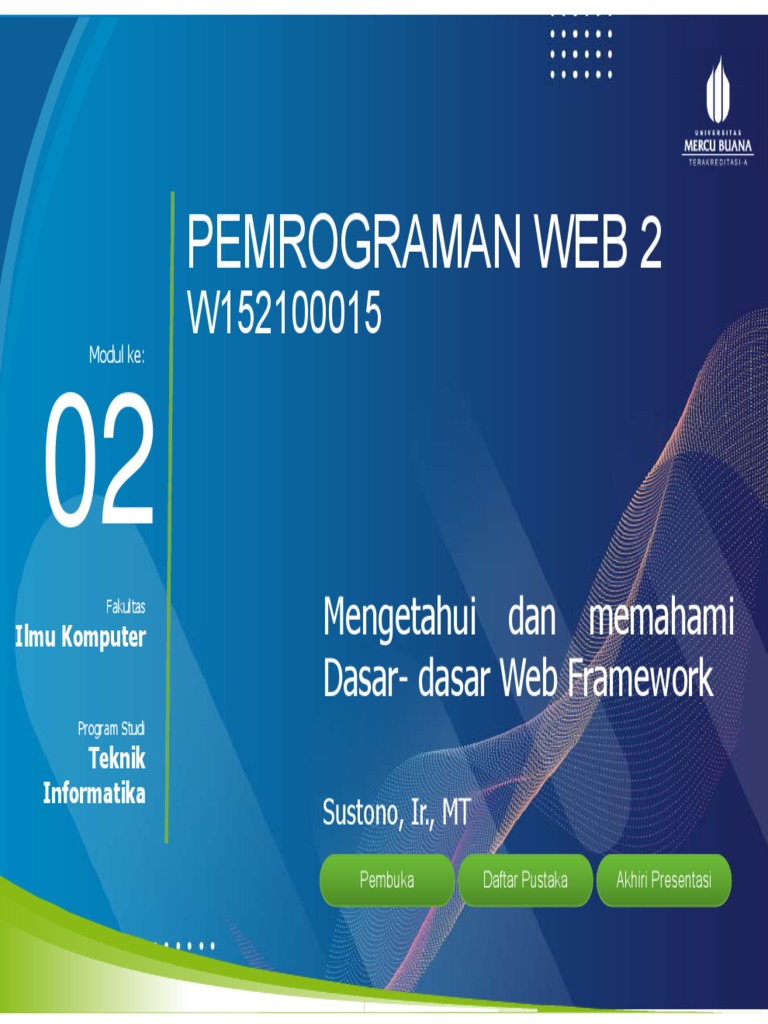 M2 Pemrograman Web 2 | PDF