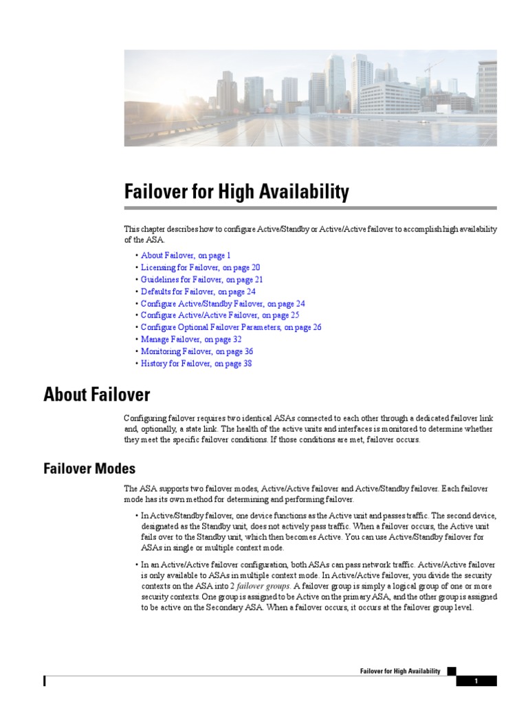 Ha Failover | PDF | Network Switch | Computer Network