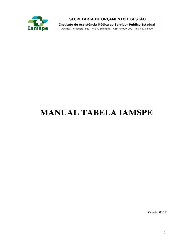 Manual Iamspe | PDF | Psiquiatria | Hospital