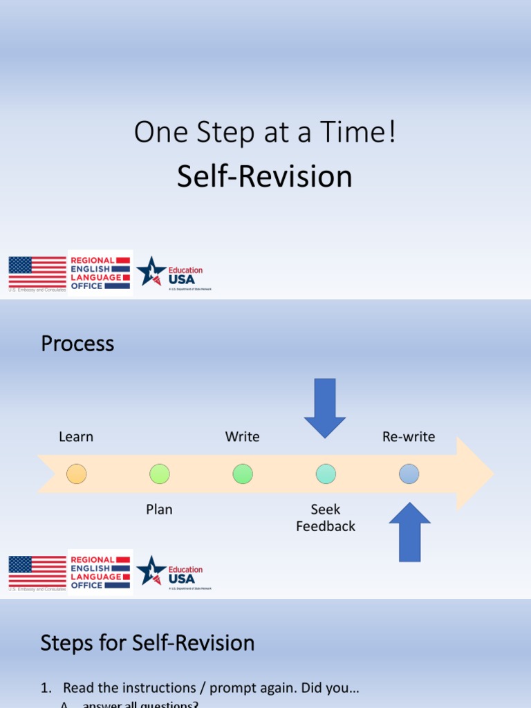 4a Self Revision Slides | PDF | Thesis | Sentence (Linguistics)