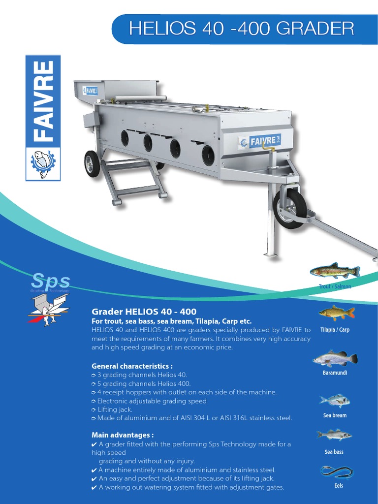 Helios 40 and 400 Graders Overview | PDF