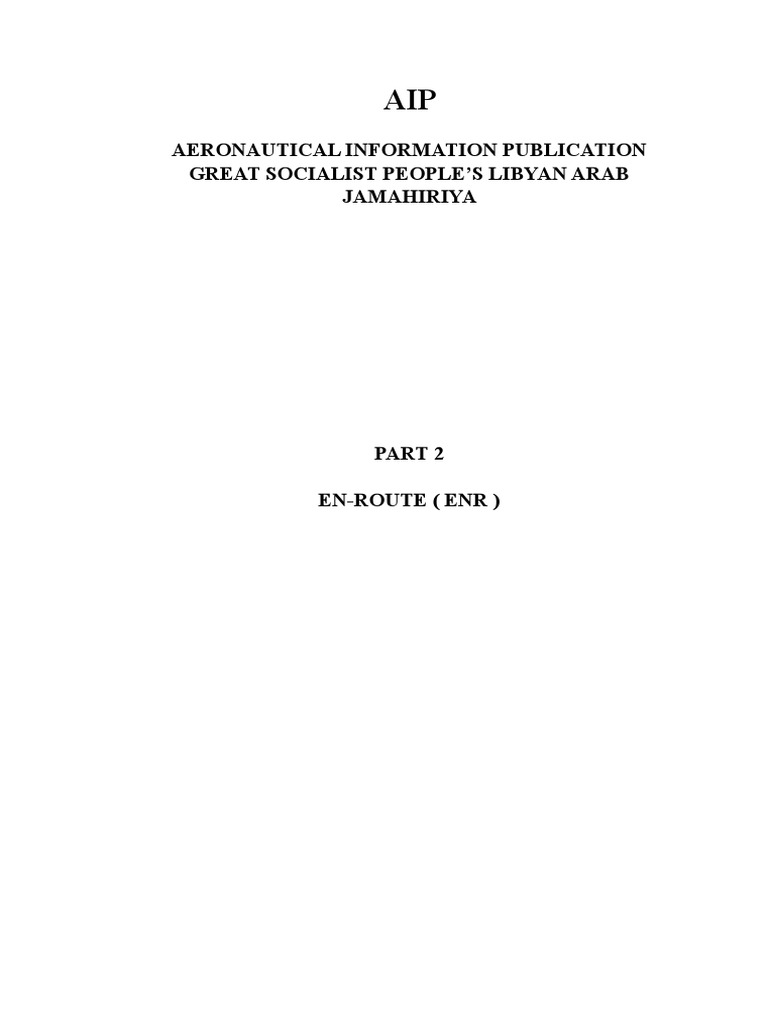 Libya AIP Part2wCharts | PDF
