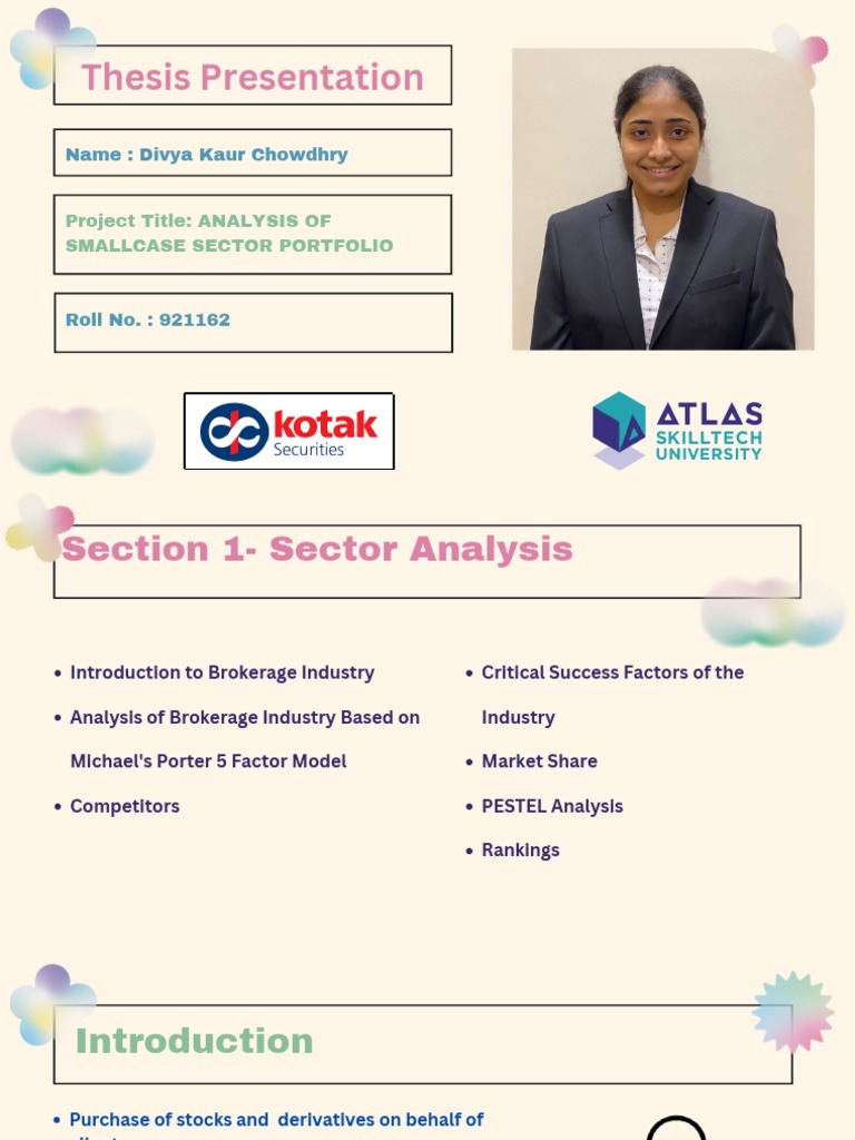 MBA Thesis | PDF | Investing | Stock Market Index