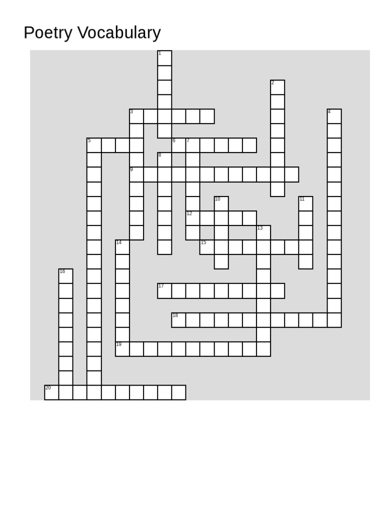 Mrs. Miller's Poetry Vocabulary: A Guide to Common Poetic Devices and ...