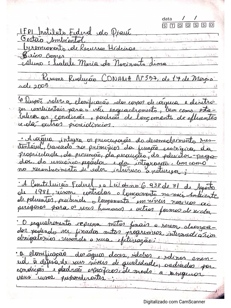 Resumo Resolução Conama | PDF