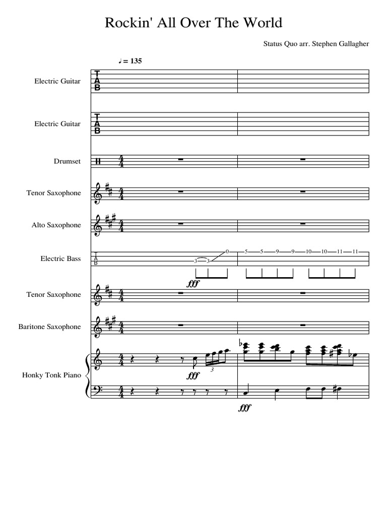 Rockin All Over The World | PDF | Music Production | Popular Music