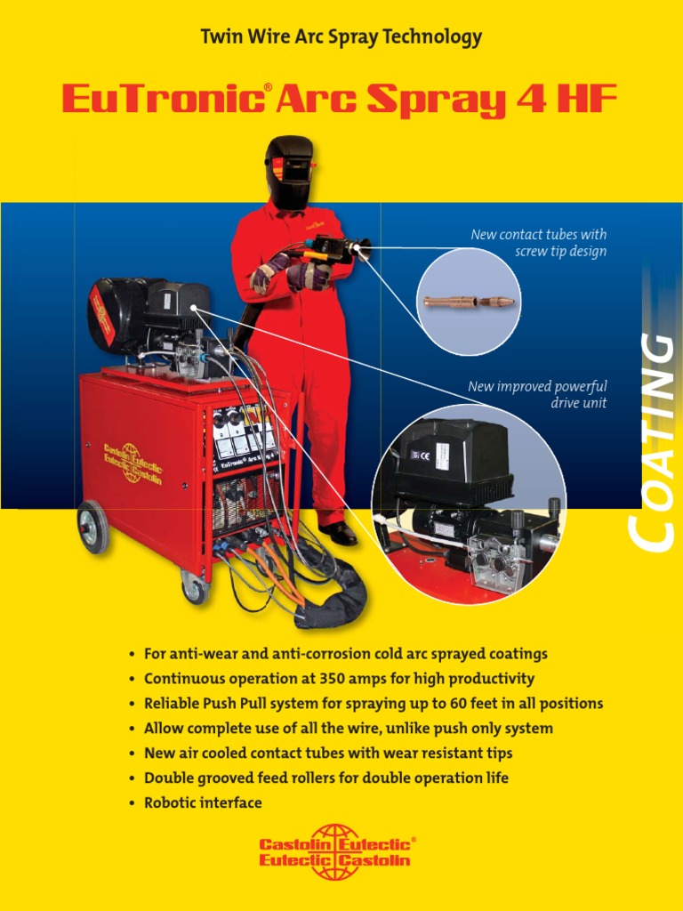 Eutectic Eutronic Arc Spray 4 HF | PDF | Corrosion | Electrical Engineering