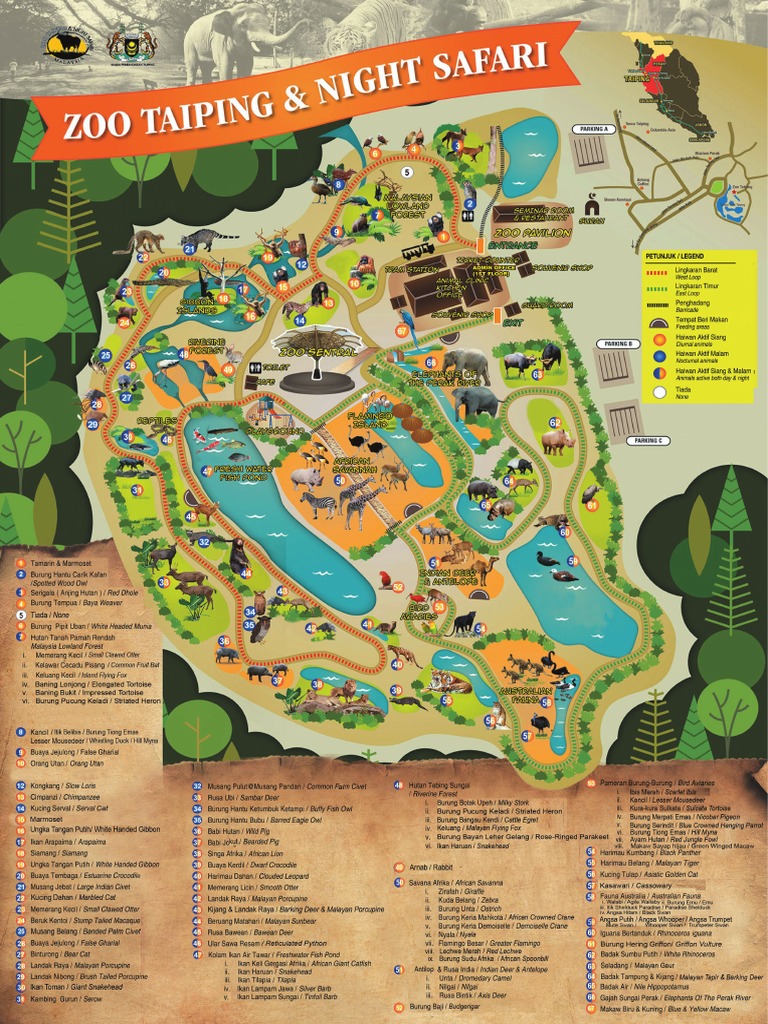 Zoo Taiping Map | PDF