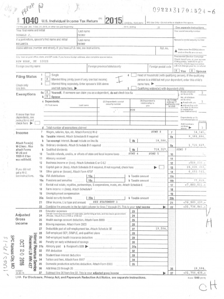 Form 1040 2015-1 | PDF