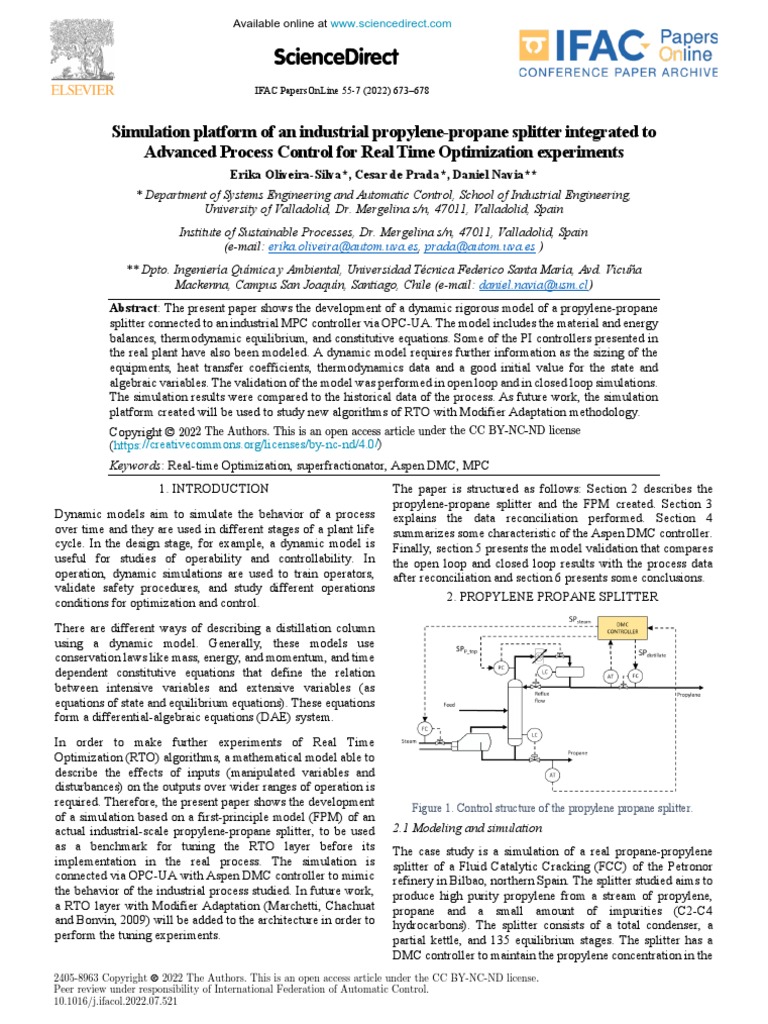 Simulation Propylene Propane | PDF | Thermodynamic Equilibrium | Heat