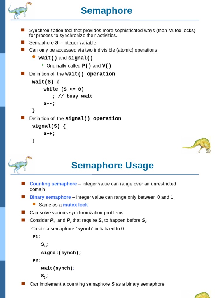 Semaphores And Monitors Pdf Thread Computing Information Age