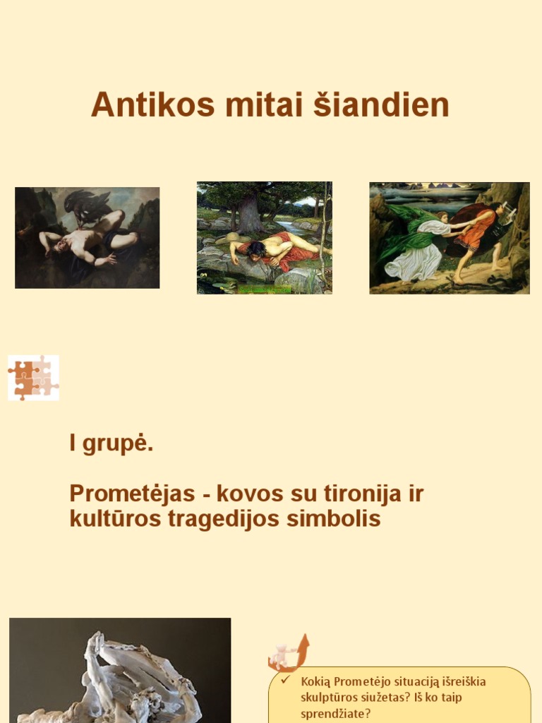 Antikos Mitai Siandien | PDF