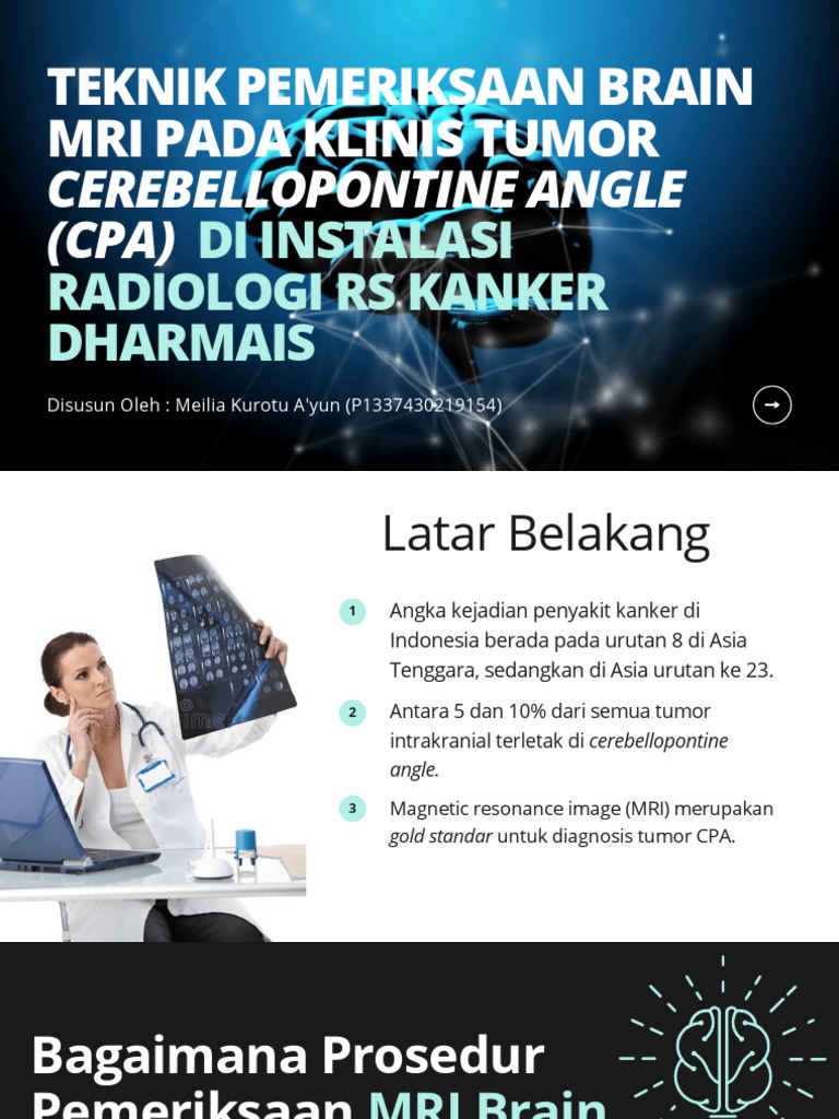 Teknik MRI untuk Tumor CPA | PDF