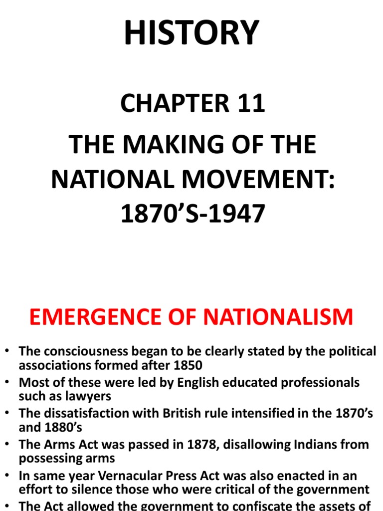 CH 9 The Making of The National Movement 1870-1947 2 | PDF | British Raj | Mahatma Gandhi