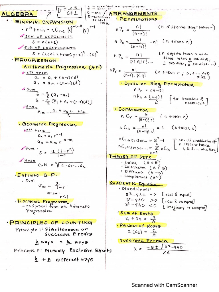 ME Formulas | PDF