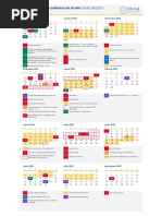 Calendario Academico 2025 2026 | PDF | Calendario