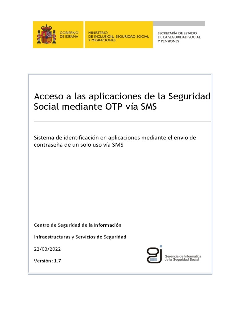 Manual++OTP+vía+SMS+v1 7 | PDF | Teléfonos móviles | Seguridad de ...