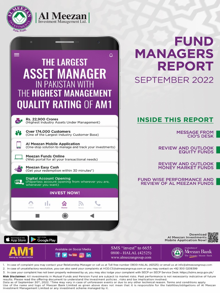 FMR September 2022 | PDF | Investment Fund | Investing