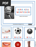 Tarjetas Montessori Serie Rosa 1 | PDF
