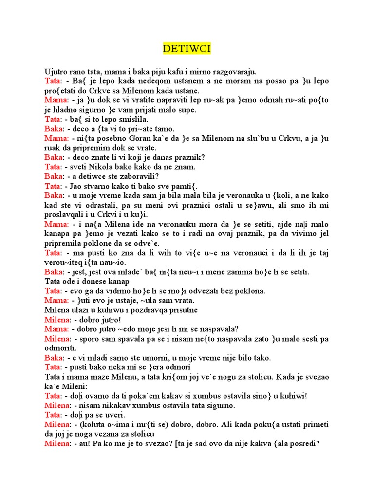 Detinjci Z.majkic | PDF