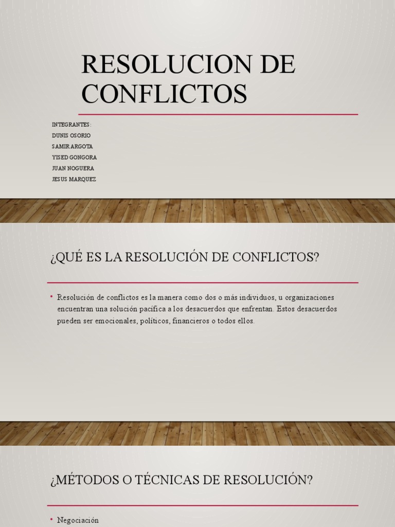 Resolucion de Conflictos | PDF | Mediación | Conflicto (proceso)