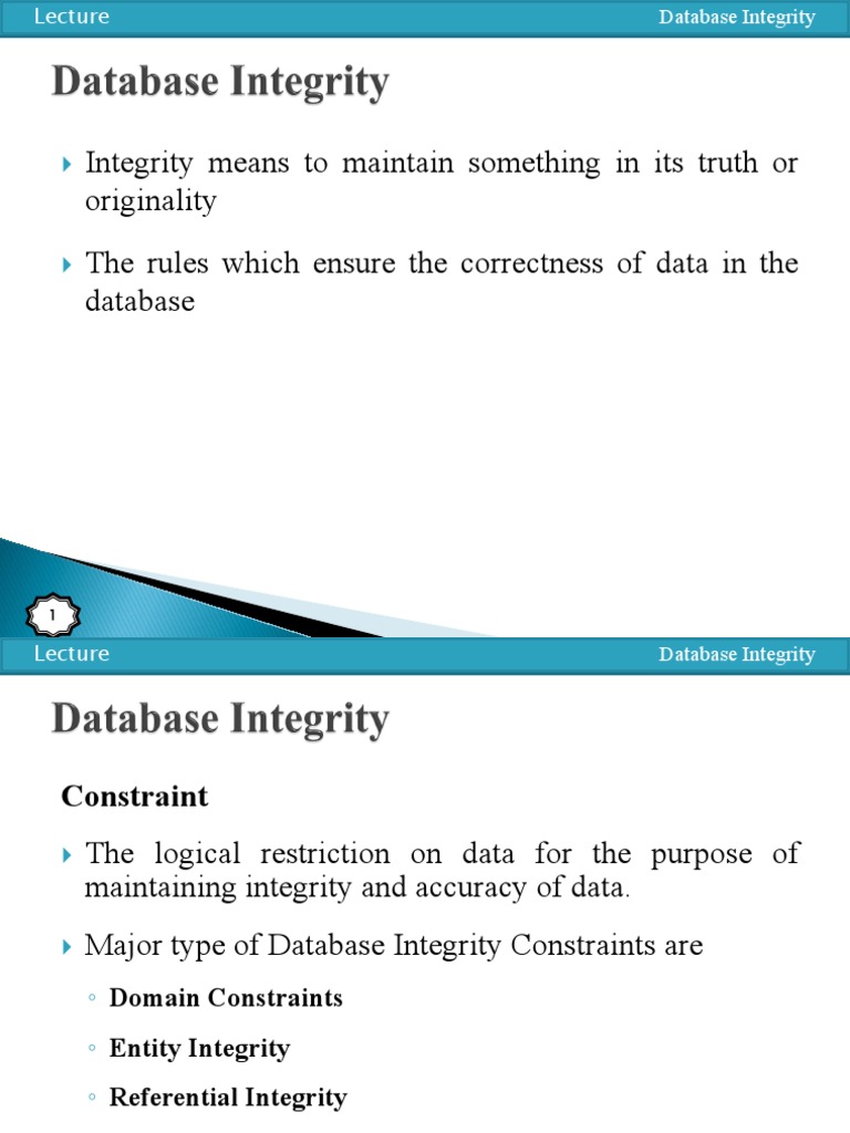 Lecture 13 Database Integrity 2 Files Merged Pdf Relational Database Databases