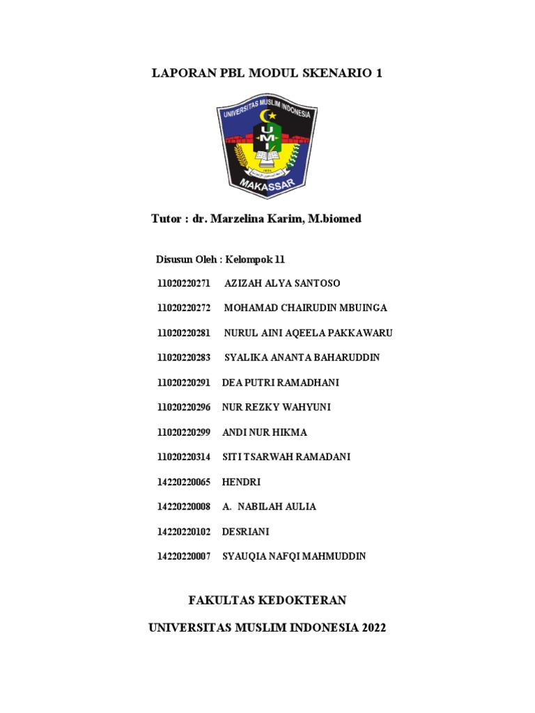 Laporan PBL Modul Ipe Kelompok 11 | PDF | Kesehatan Holistik